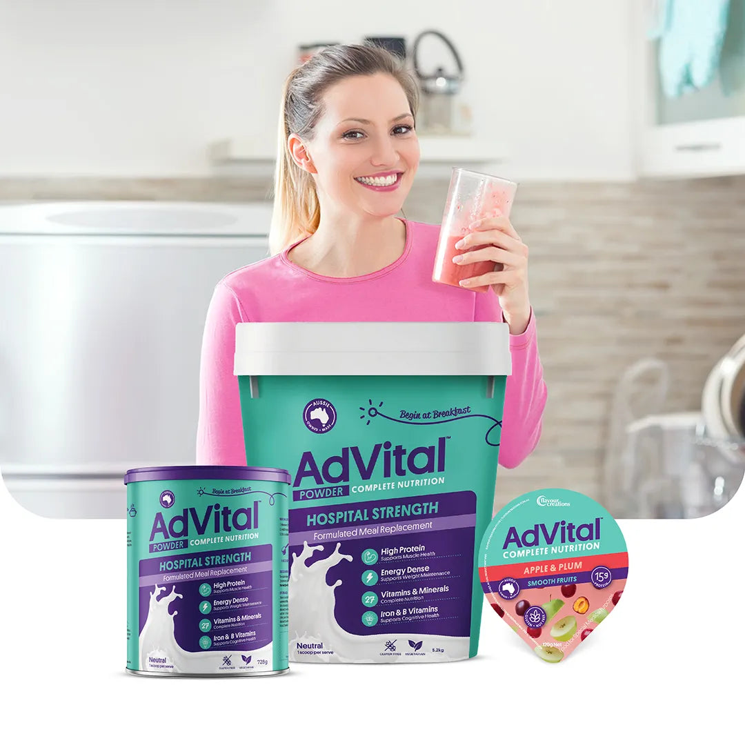 Nutritionally Complete | AdVital Powders, Mousse & Smooth | Medisa Au