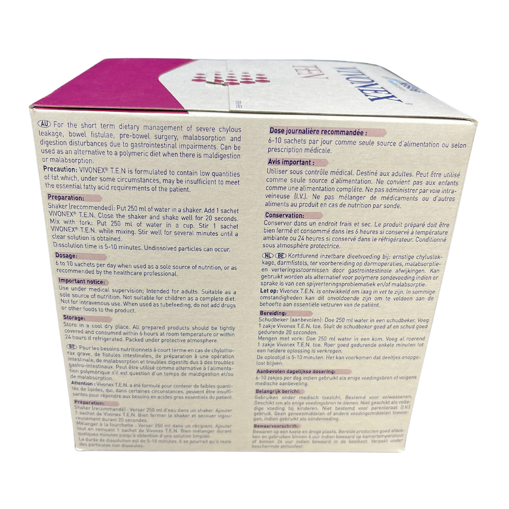 Nestle Vivonex T.E.N Enteral Nutrition 80g Sachets All | Medisa