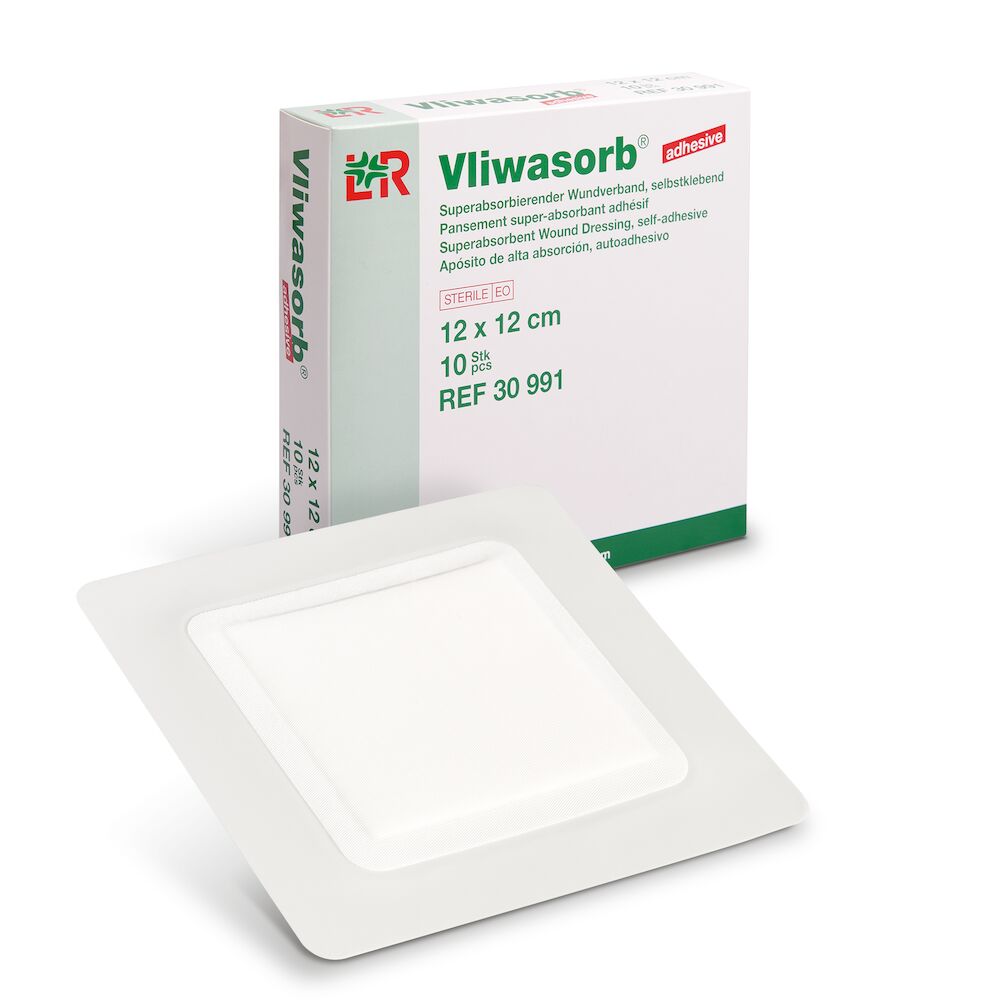 Vliwasorb Adhesive Superabsorbent Dressing | Medisa
