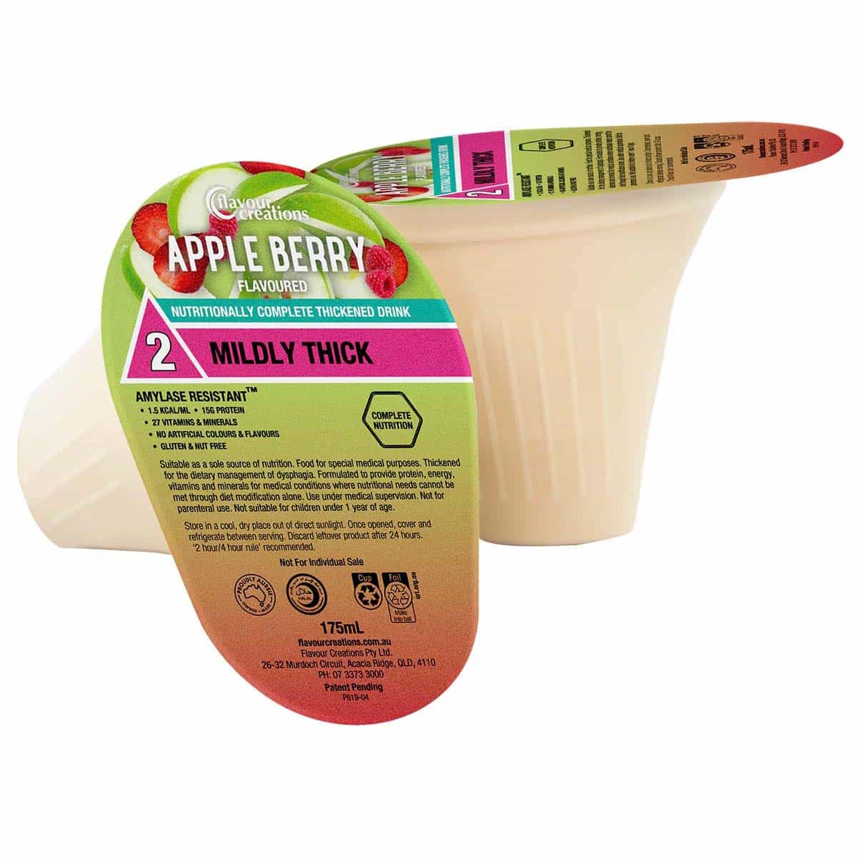 Flavour Creations Nutritionally Complete Apple Berry 175mL - All Type ...