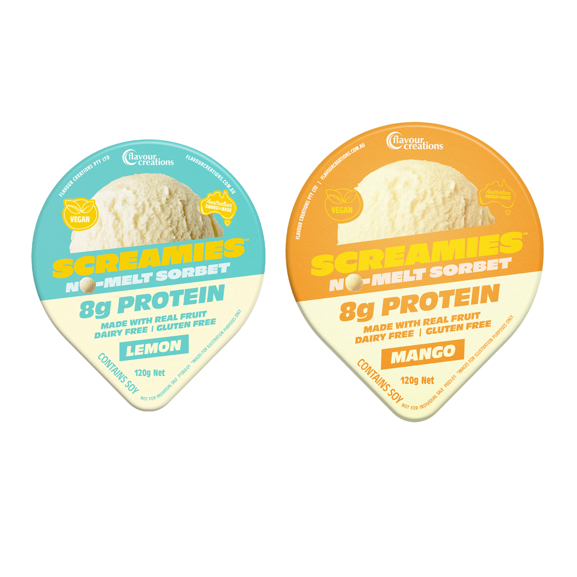 Flavour Creations Screamies No-Melt Sorbet 8g Protein | Medisa