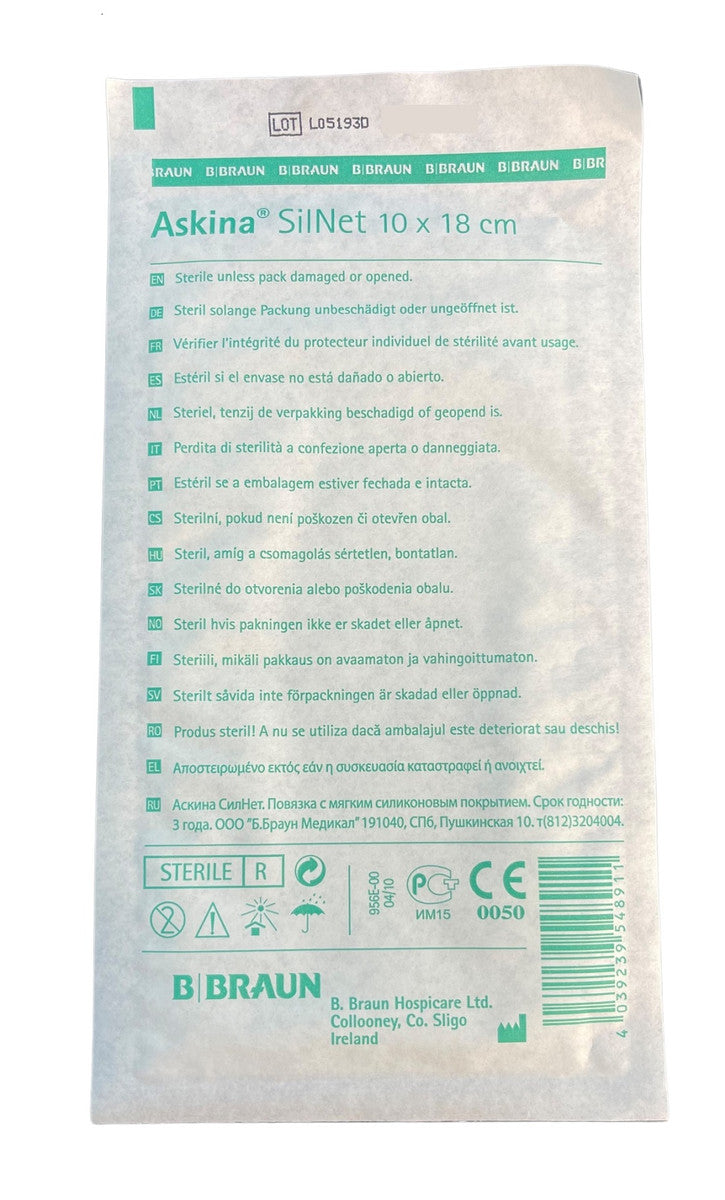B. Braun Askina Silnet Soft Silicone Dressing All Sizes | Medisa