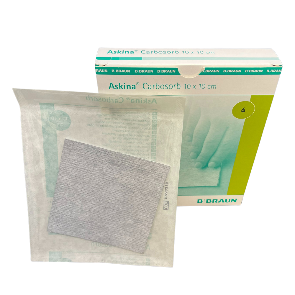 B. Braun Askina Carbosorb Charcoal Dressing All Sizes | Medisa