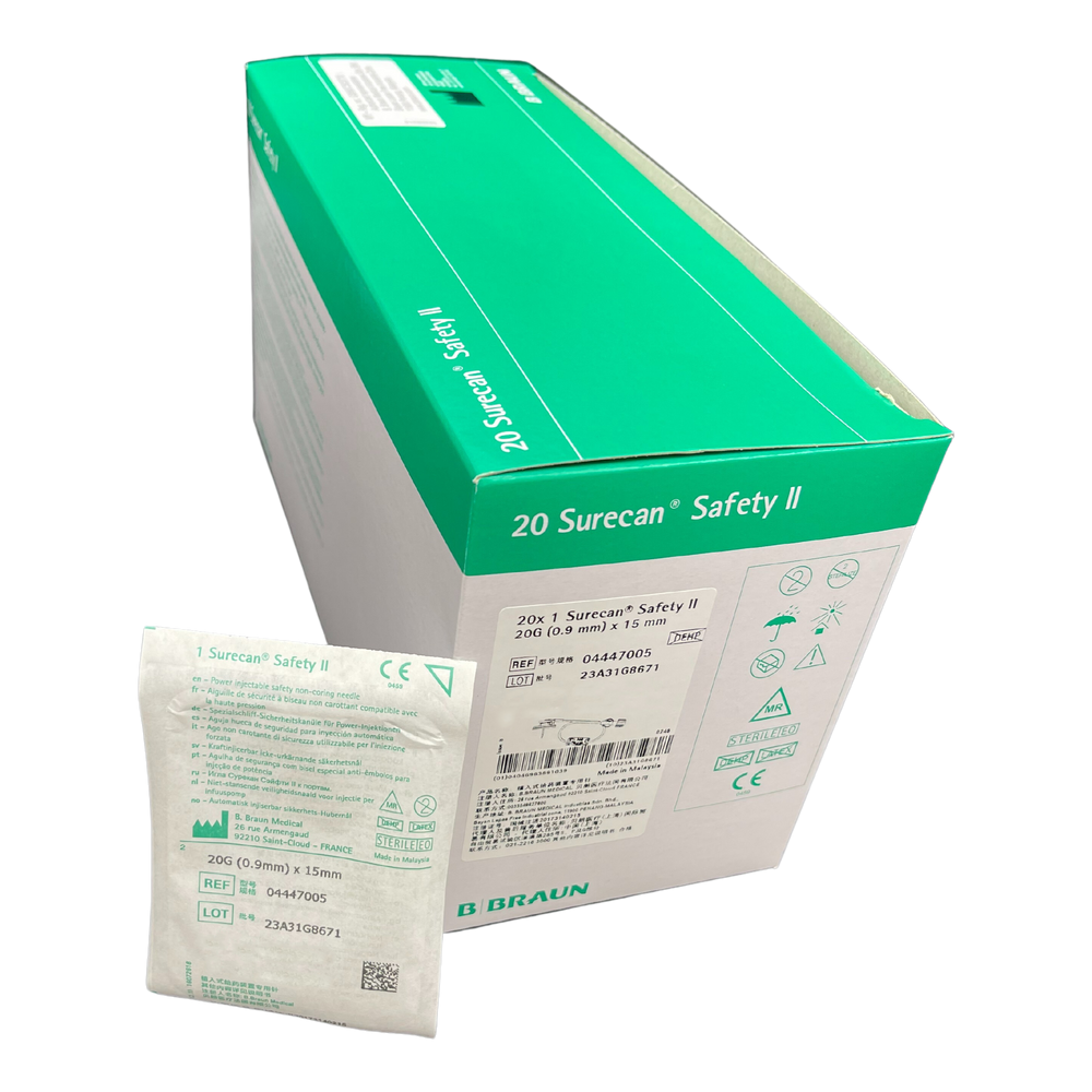 B. Braun Surecan Safety II without "Y" 20G x 15mm (4447005 ) – Medisa