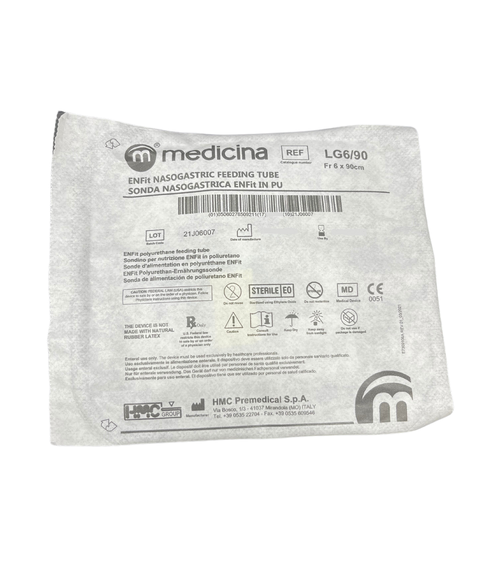 Medicina ENFit Short Term Polyurethane Nasogastric Feeding | Medisa